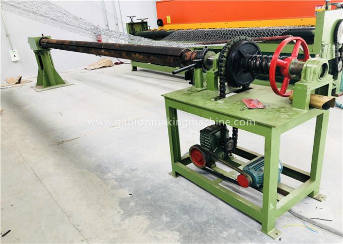 Heavy Reverse Twisted Hexagonal Wire Mesh Machine / Gabion Making Machine