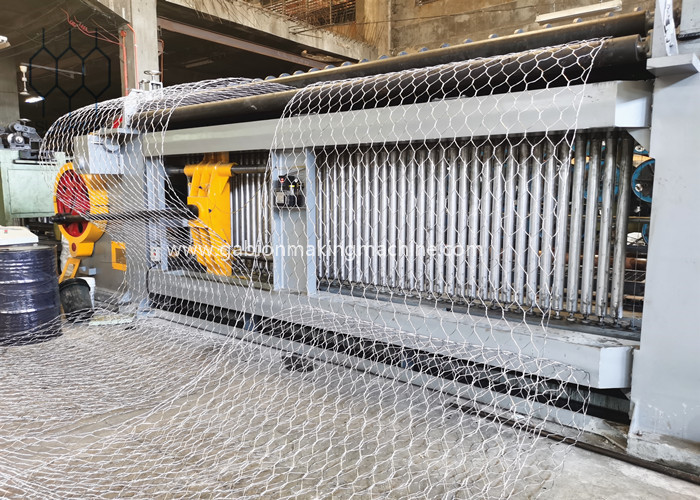 Heavy Duty High Output Galvanized Steel Wire Gabion Weaving Machine