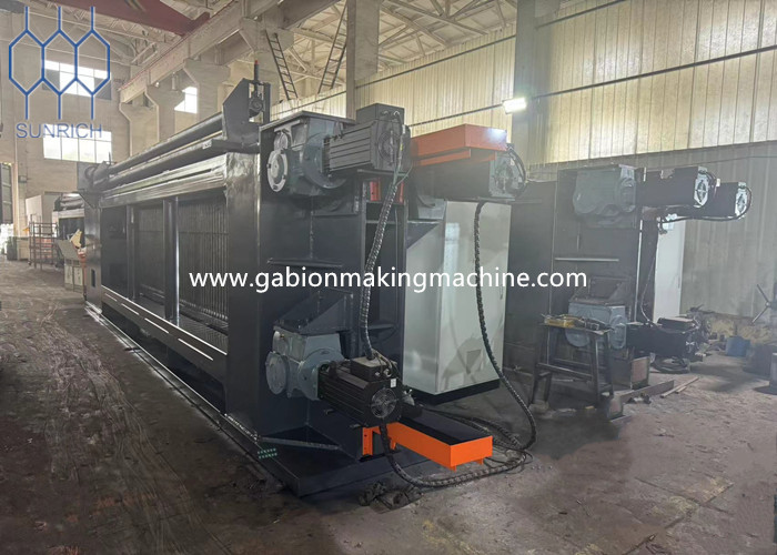 "Gabion Assembly Line: Wire Spooling, Weaving, and Edge Binding – 8000 ...